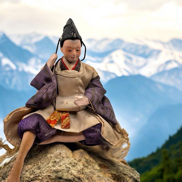 Toys | Vintage Japanese Imperial Court Doll 4 Seated Figurine In ...